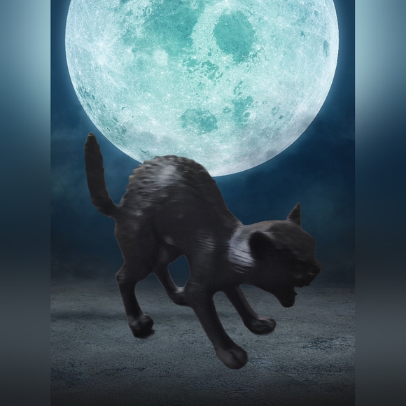 Handmade | Accents | 3d Printed Black Cat Figurine | Poshmark